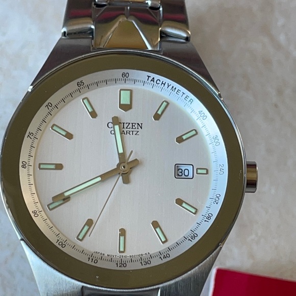 Citizen | Accessories | Citizin Men Battery Water Resistant Stainless ...